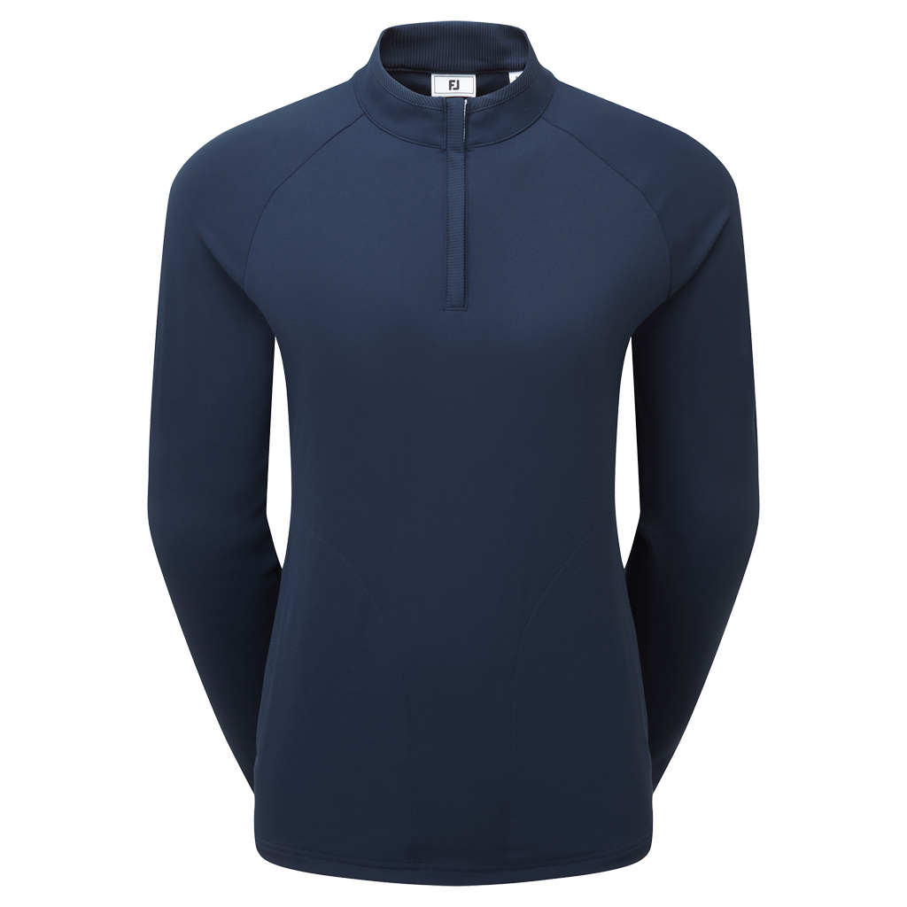 FootJoy Half-Zip Midlayer Dames Navy Logo Gaasterland » Golfdiva